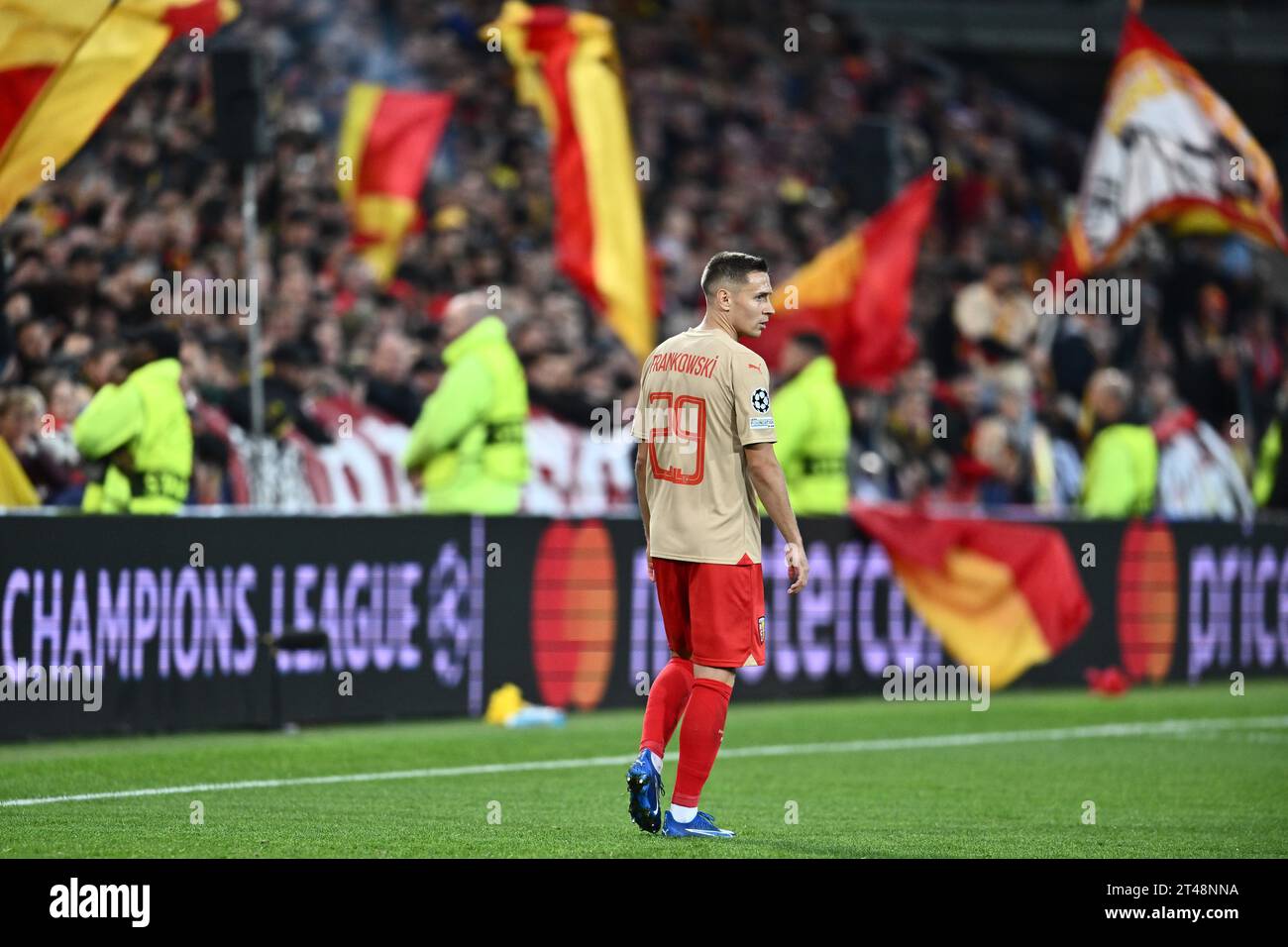 LENS, FRANCE - OCTOBER 24: Elye Wahi of RC Lens during the UEFA ...