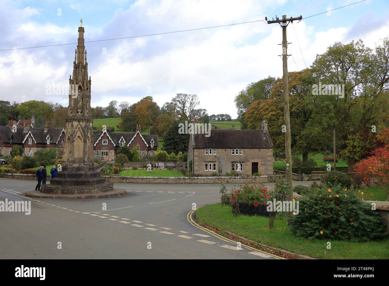 Ilam Park in the Peak District National Park Stock Photo - Alamy