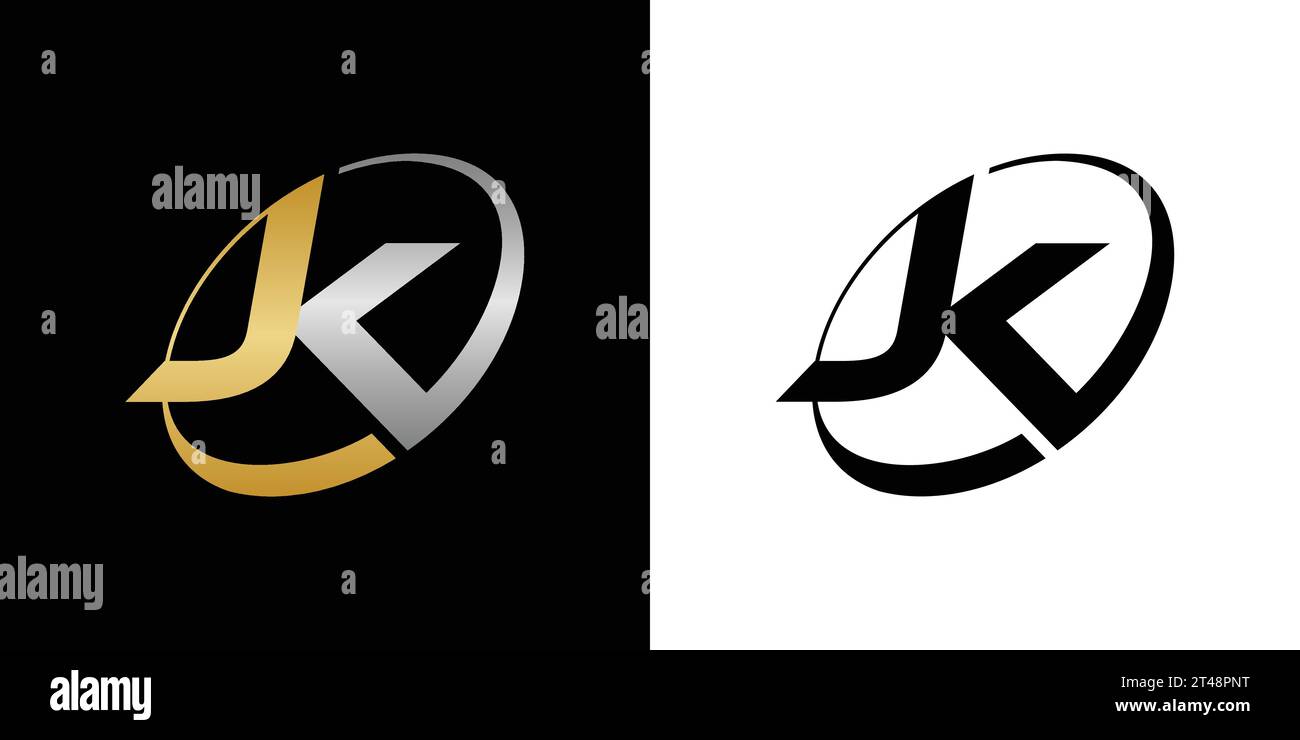 JK logo, JK Monogram, Initial JK Logo, Letter JK logo, Icon, Vector ...