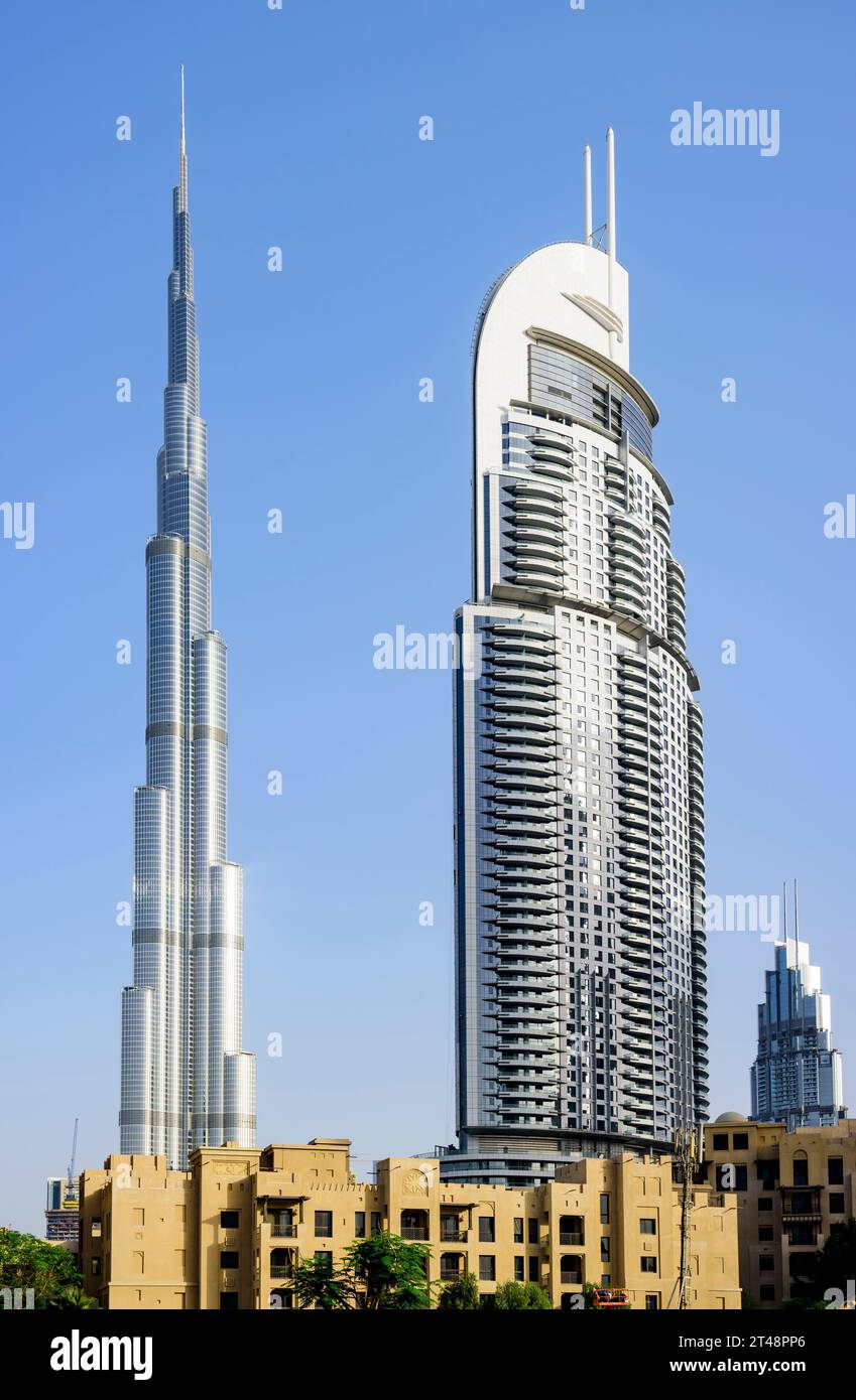 United Arab Emirates, Dubai, May 6th, 2016. Burj Al Arab & The Address ...
