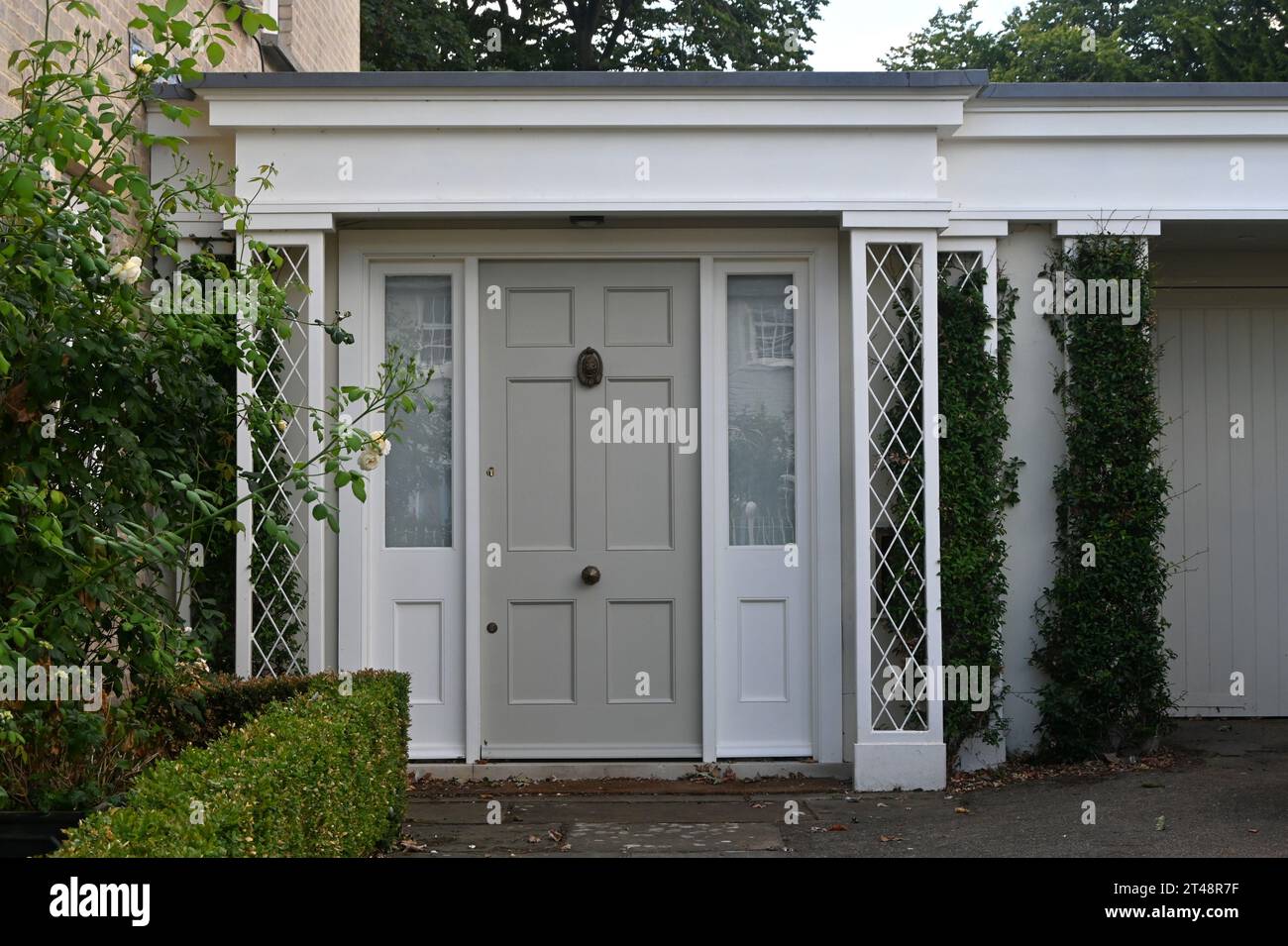 extension with front door Stock Photo - Alamy