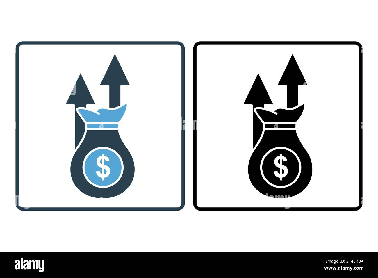 Inflation icon icon related hi-res stock photography and images - Alamy