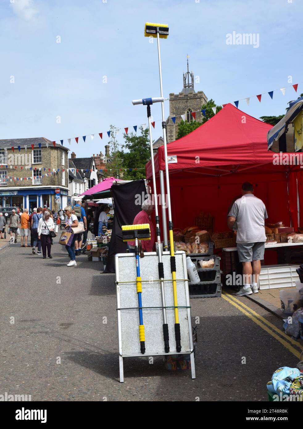 market day in diss, norfolk Stock Photo - Alamy