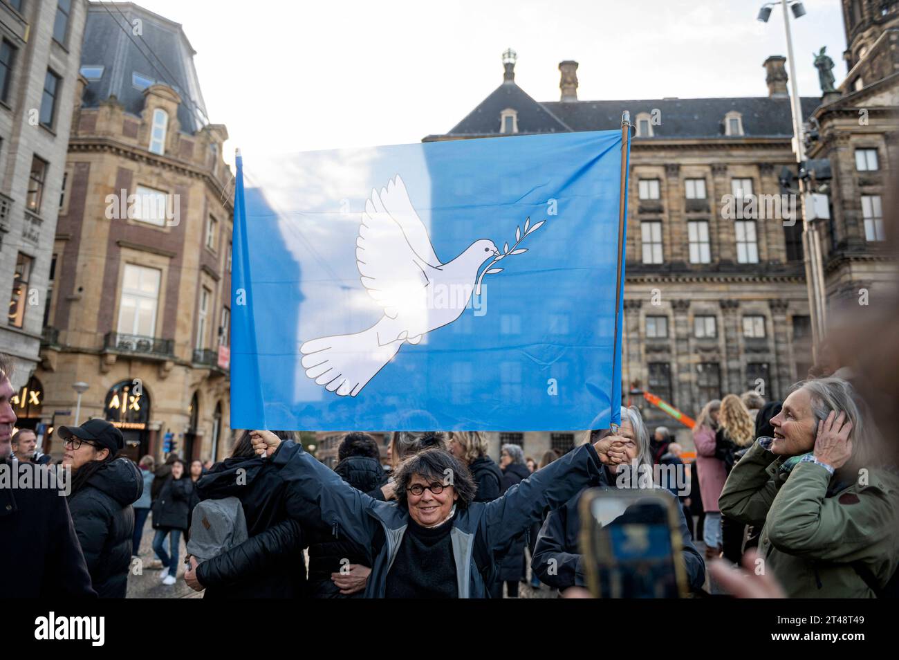 Amsterdam The, Netherlands. 29th Oct, 2023. With a notable absence of ...