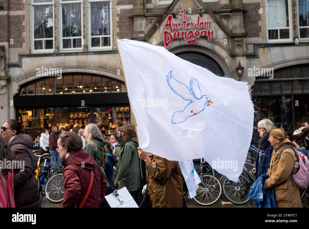 Amsterdam The, Netherlands. 29th Oct, 2023. With a notable absence of ...