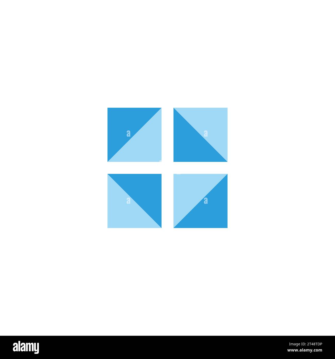 triangles gradient windows glass abstract logo vector Stock Vector ...