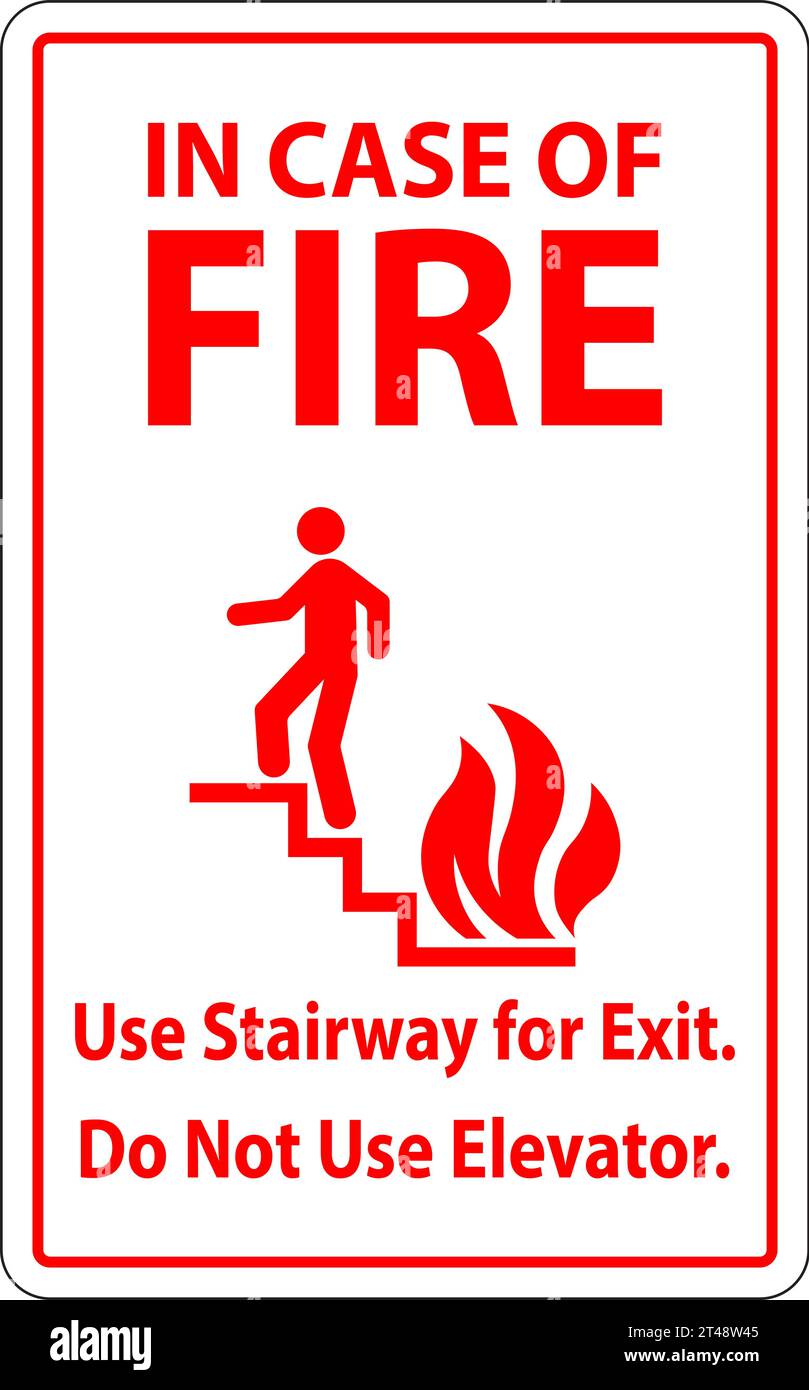 In case of fire do not use elevator hi-res stock photography and images ...