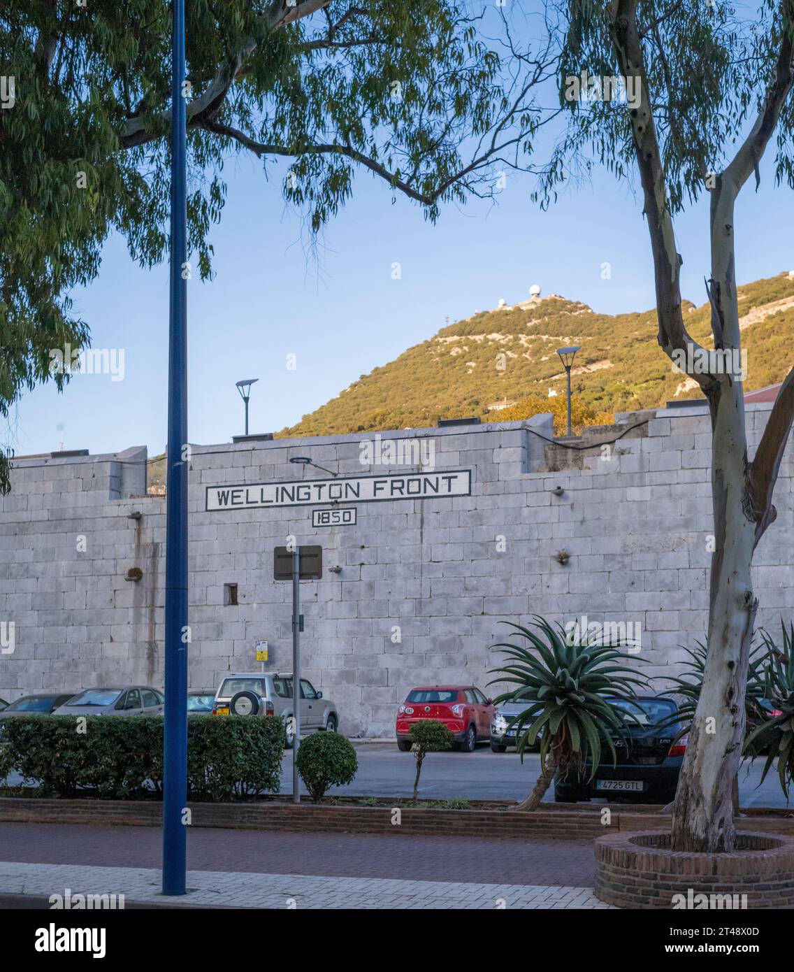 Wellington Front Right Bastion fortification on Gibraltar which in the ...
