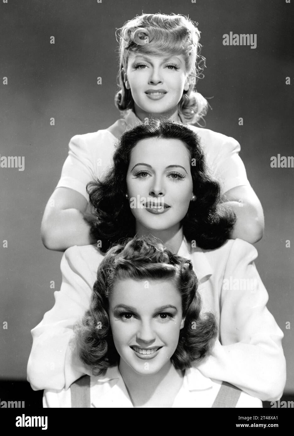 Lana Turner, Hedy Lamarr, Judy Garland, "Ziegfeld Girl" (1941). Photo ...