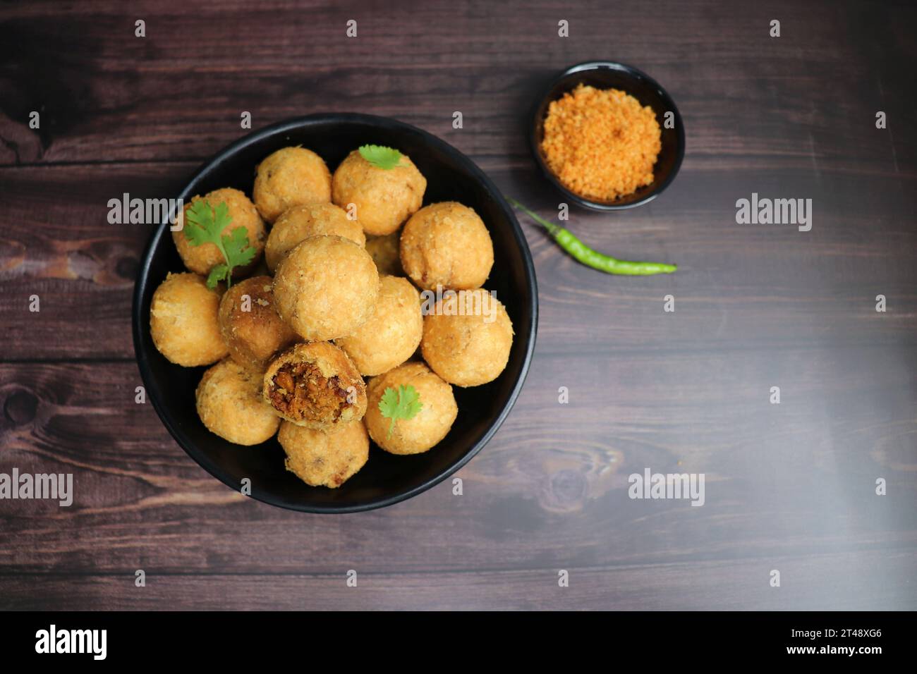 Dry Kachori is a deep fried crispy and crunchy balls of maida flour ...