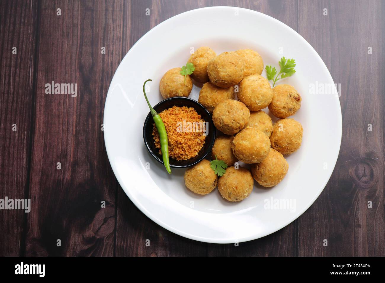 Dry Kachori is a deep fried crispy and crunchy balls of maida flour ...