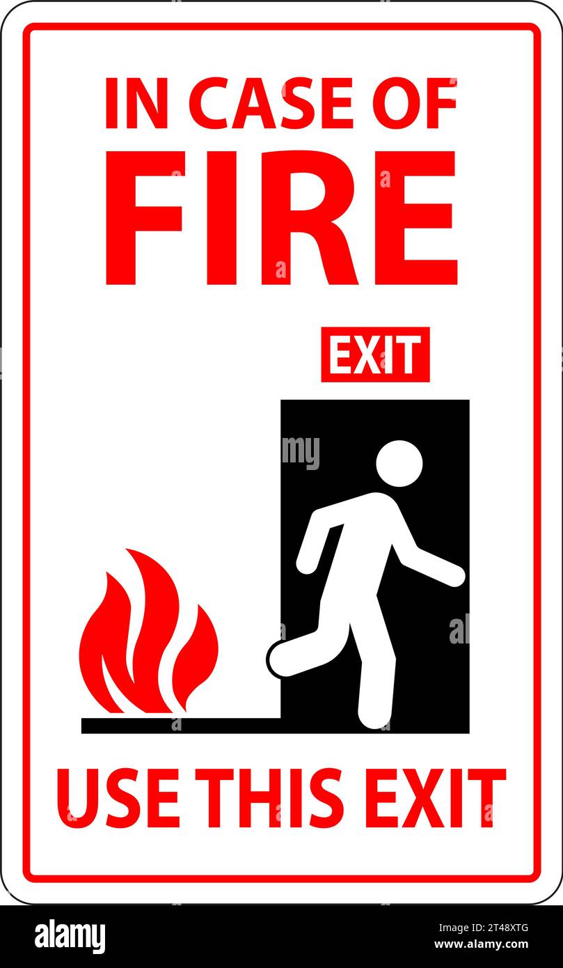 Exit signal Stock Vector Images - Alamy