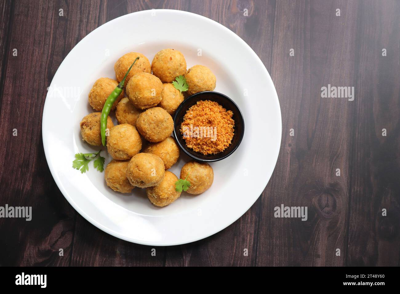 Dry Kachori is a deep fried crispy and crunchy balls of maida flour ...