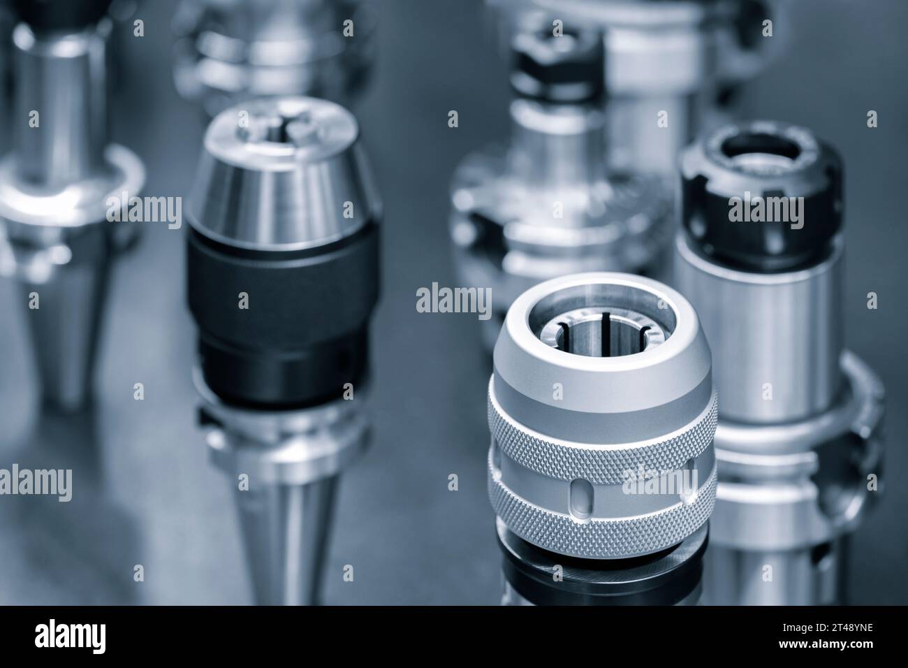 Milling metal cutter tools for CNC machine, dustrial design background ...