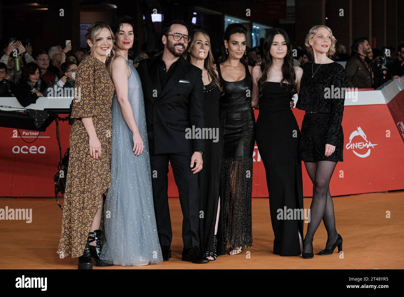 Rome, Italy. 28th Oct, 2023. (L to R) Malky Goldman, Maimie McCoy ...