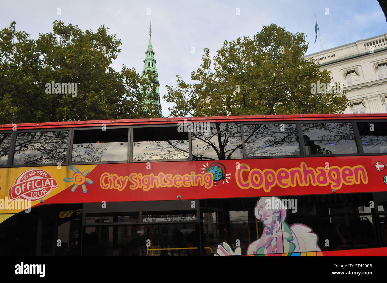 Copenhagen, Denmark /29 October. 2023/. Falls weather travellers take ...