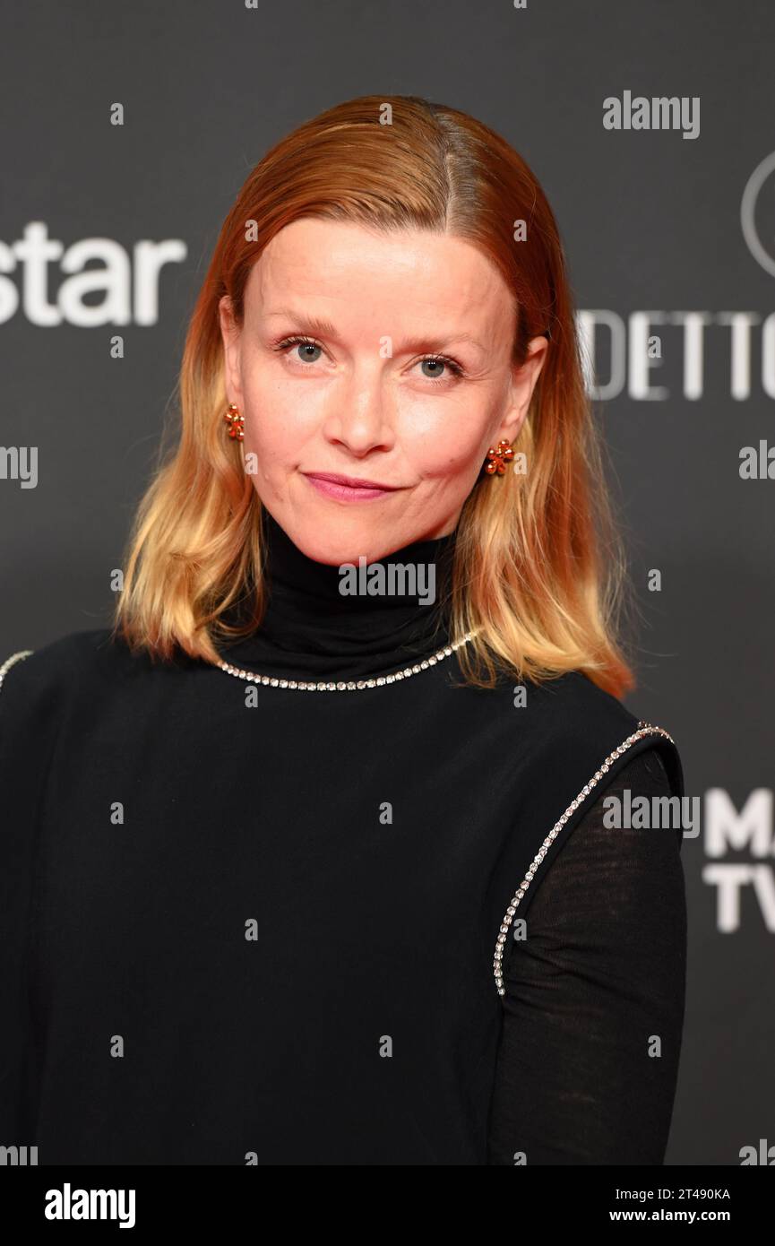 Cologne, Germany. 23rd Oct, 2023. Actress Karoline Schuch comes to the ...