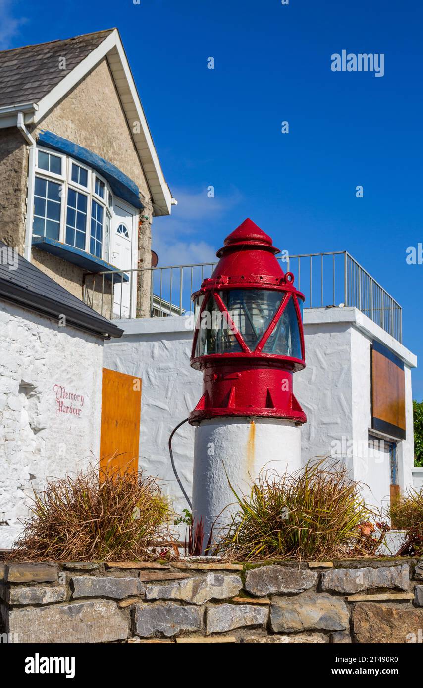 Old lantern from the Metal Man, Austies Bar, Rosses Point, County Sligo ...