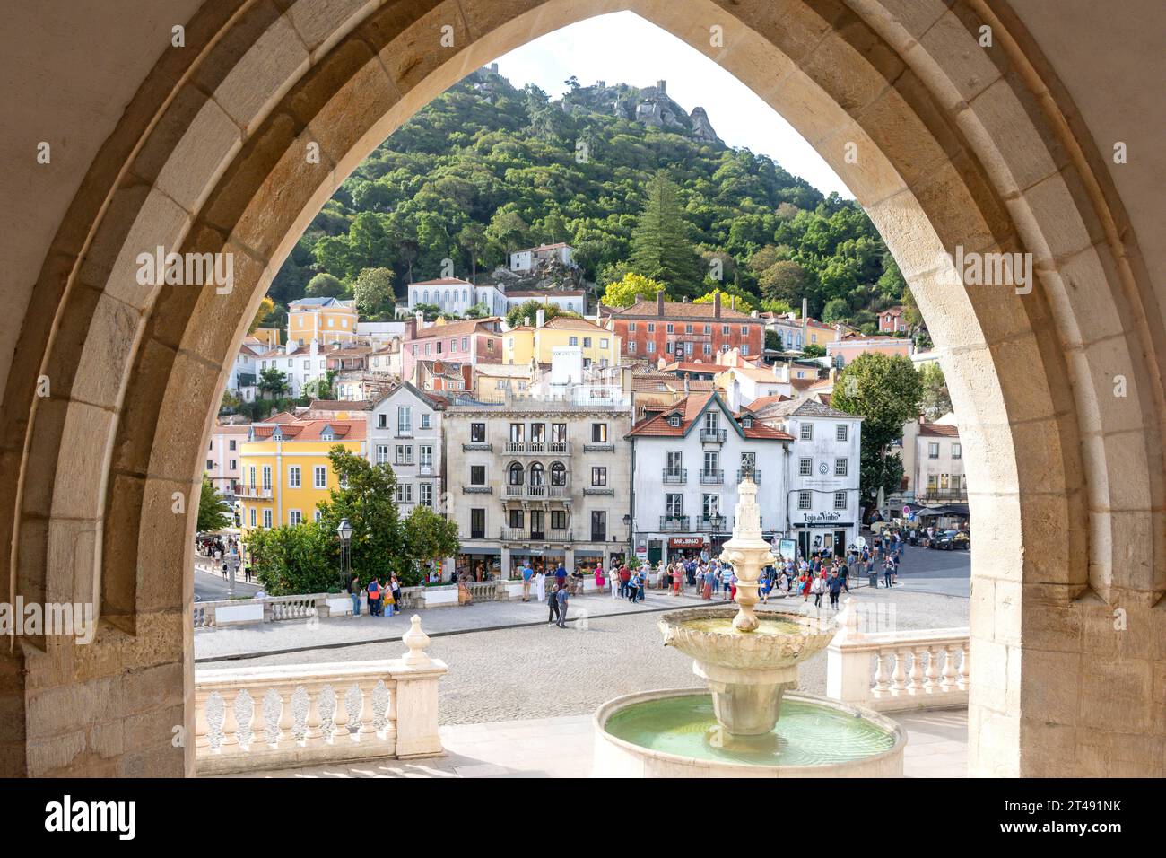Moorish palace sintra national palace palacio nacional de sintr hi-res ...