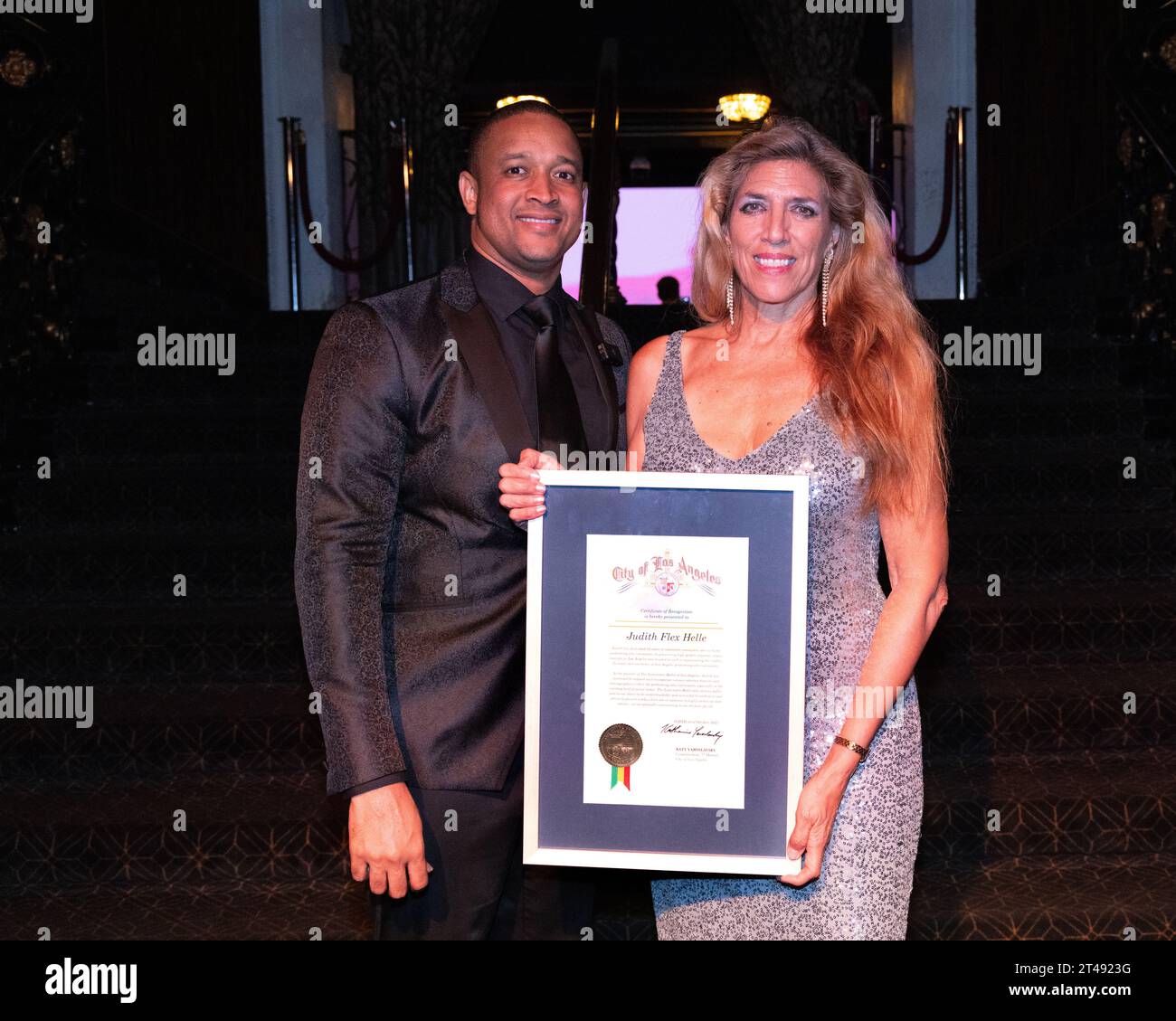 Hollywood, California, USA. 22nd October, 2023. Gilberto Vega with ...