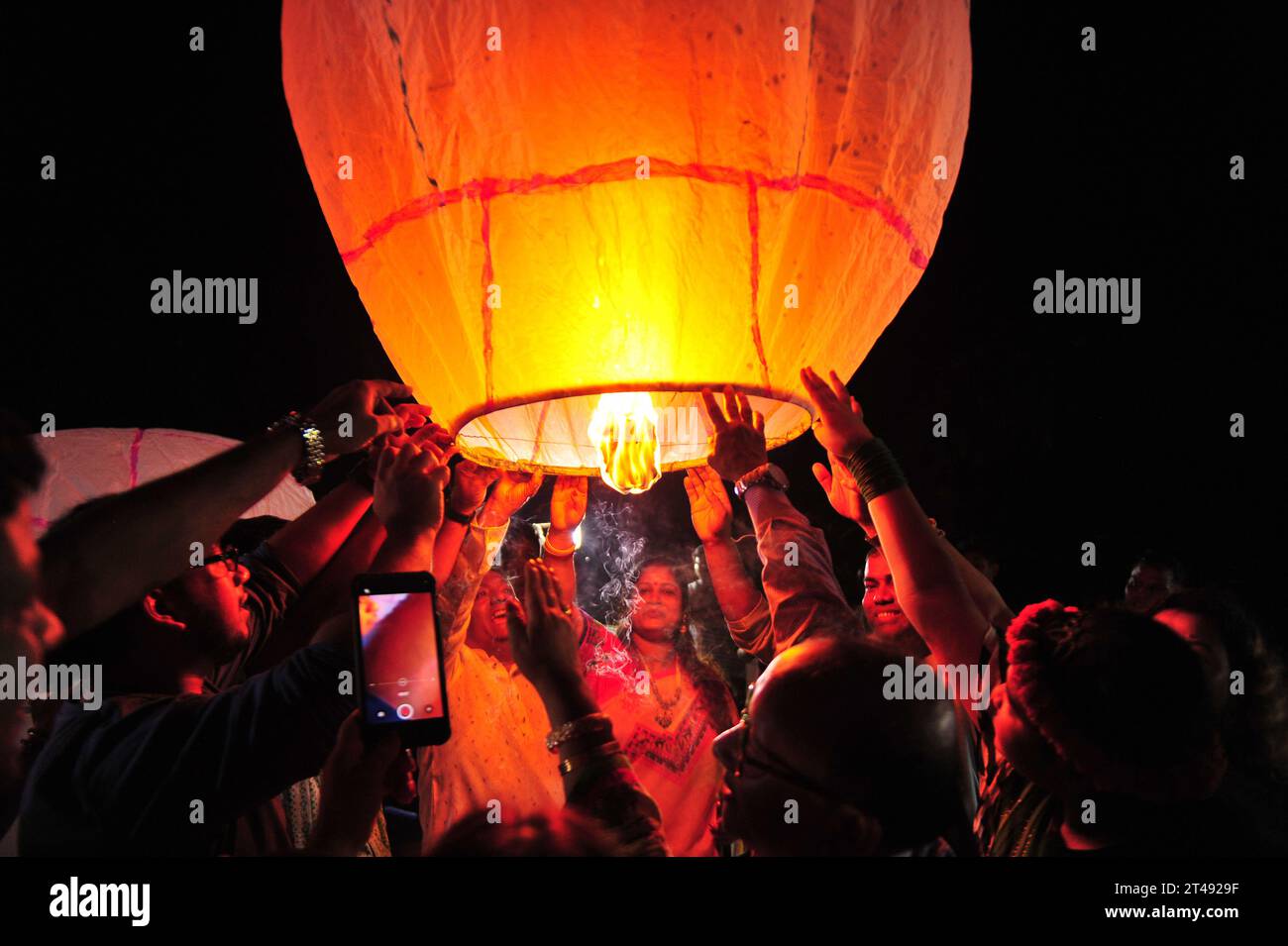Non Exclusive: 28 October 2023 Sylhet, Bangladesh: Buddhists religious ...