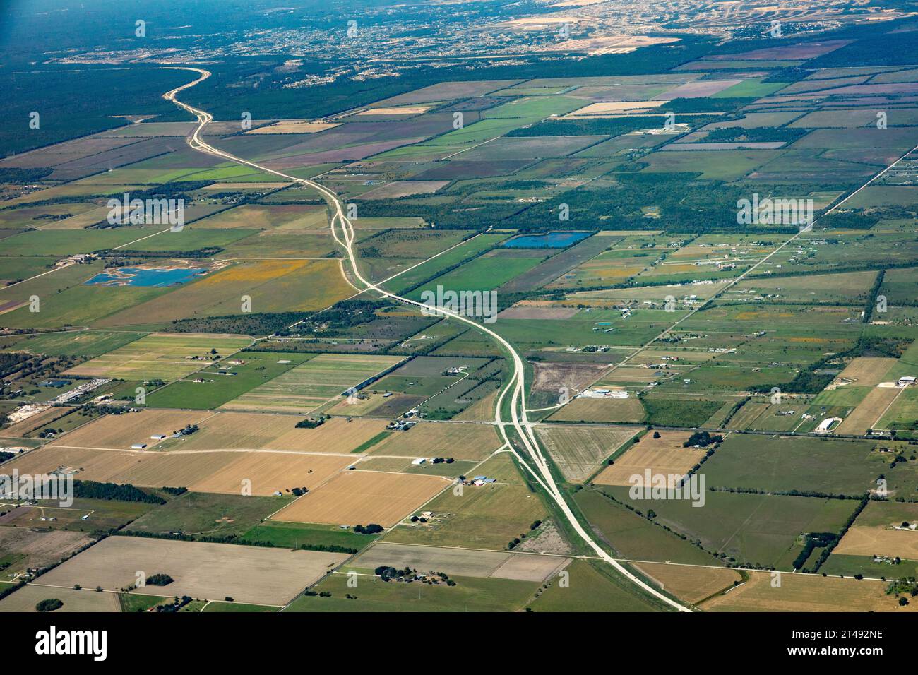 Aerial of houston landscape hi-res stock photography and images - Alamy