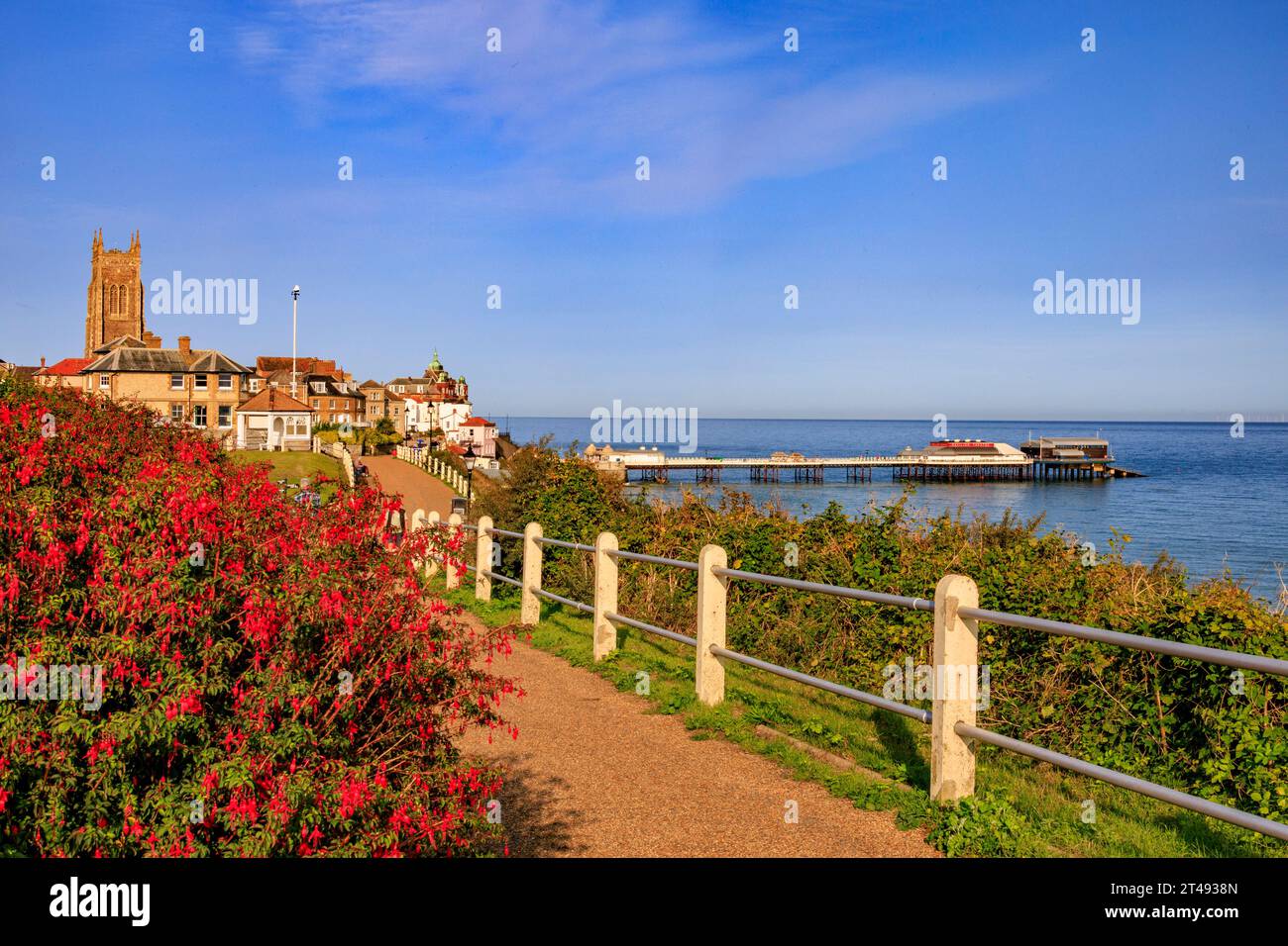Cromer Pier and the parish church of St Peter and St Paul from the ...