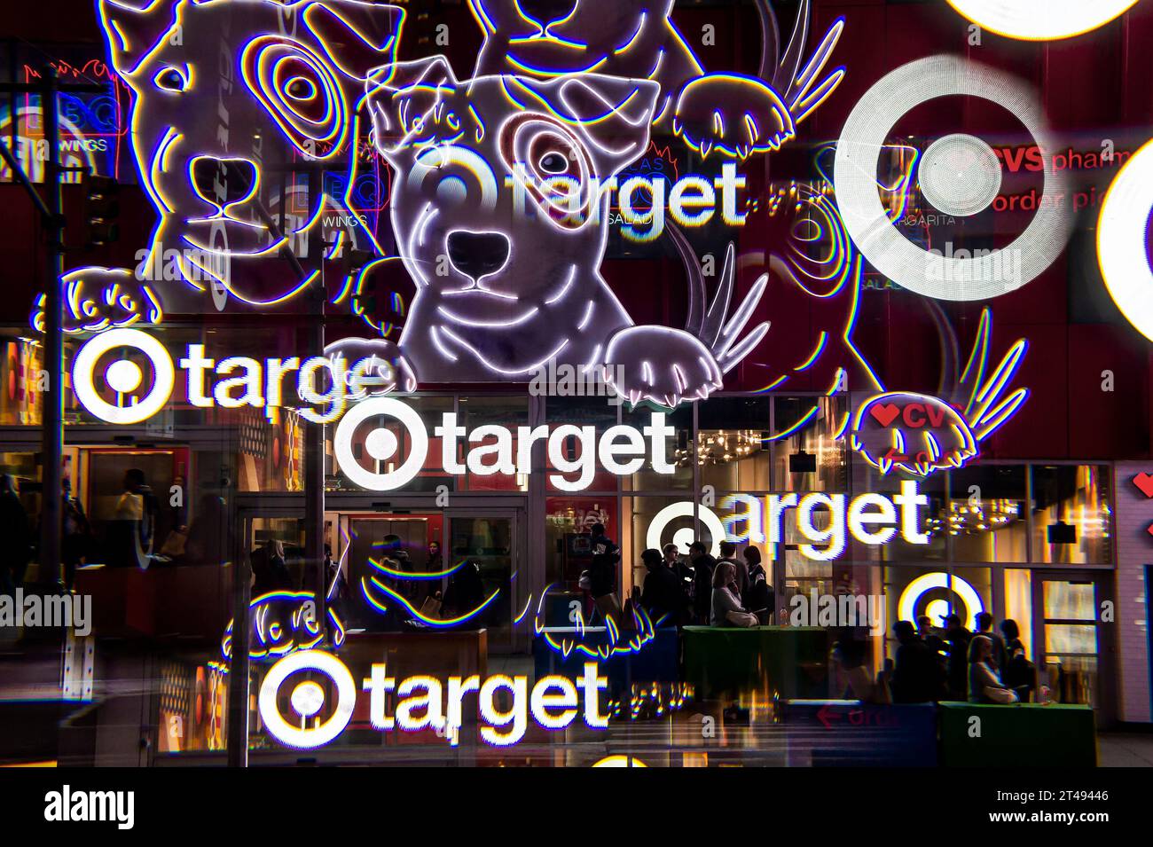 The Target store in Times Square in New York on Wednesday, October 25 ...