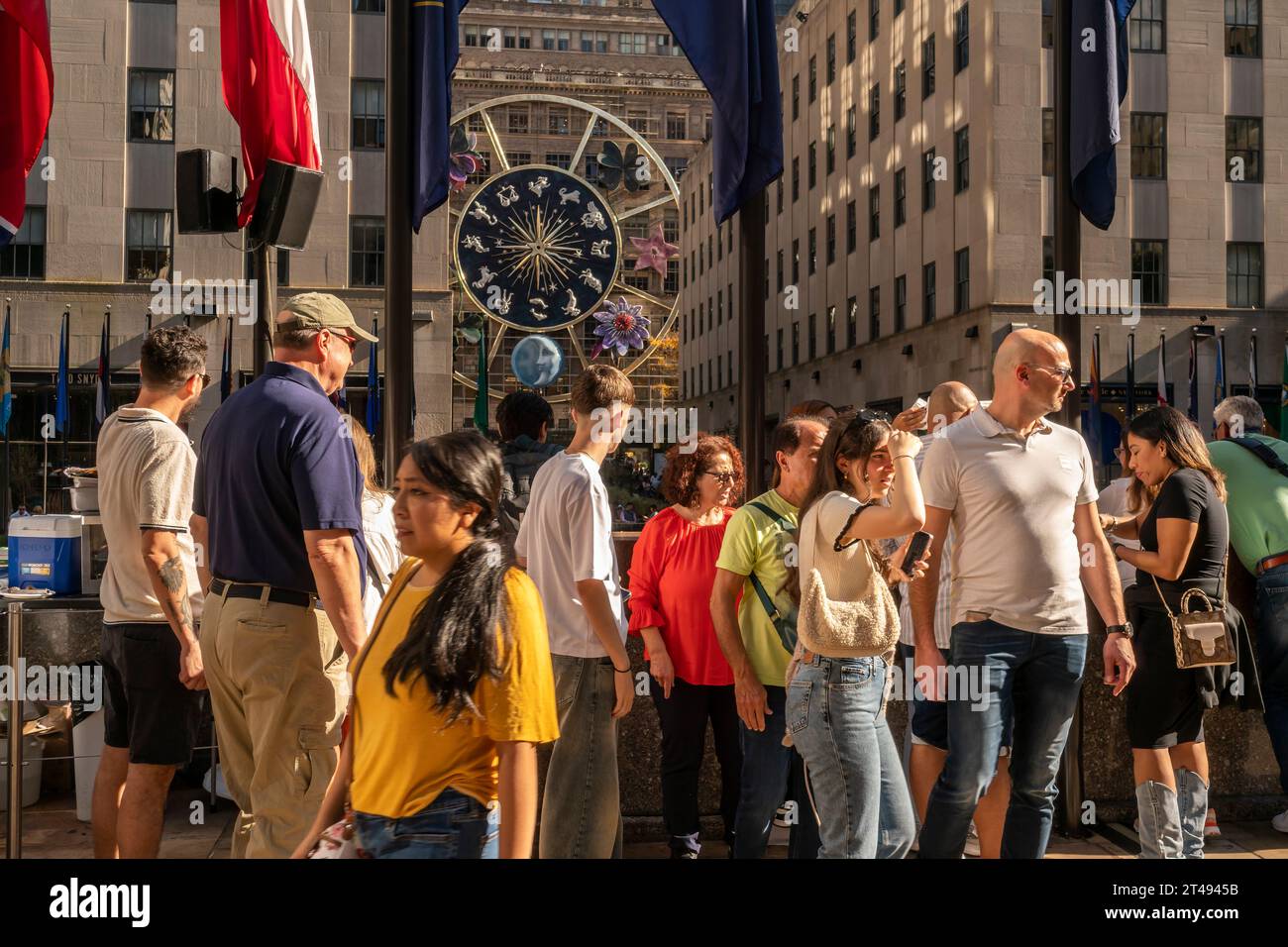 Saks Fifth Avenue sports a 10-story giant zodiac as a promotion for the ...