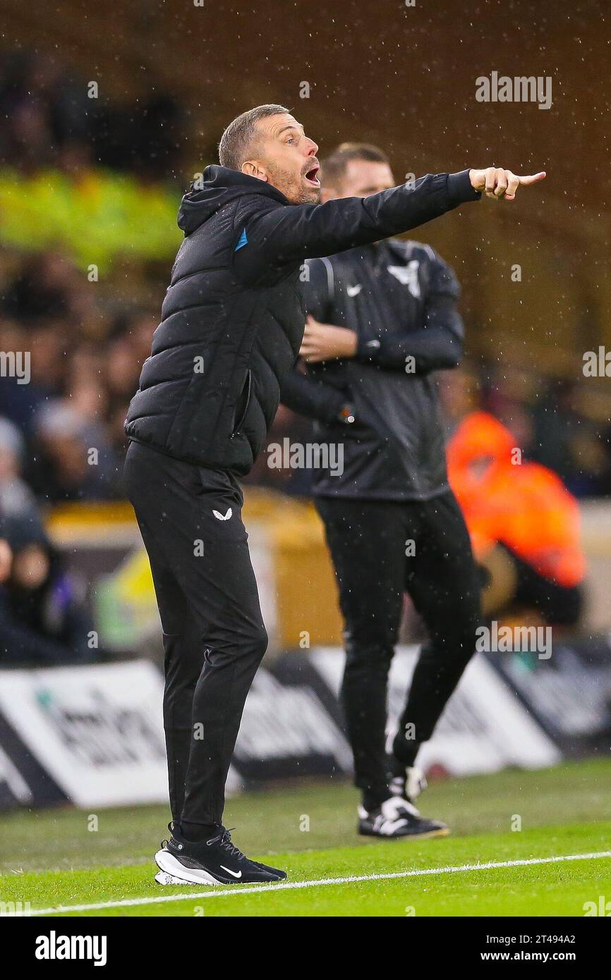 Wolverhampton Wanderers manager Gary O'Neil during the Premier League ...