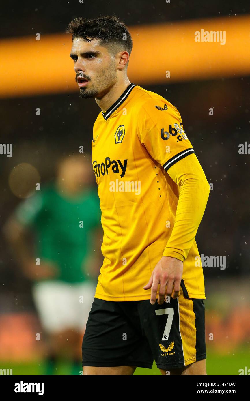 Wolverhampton Wanderers' Pedro Neto during the Premier League match at ...