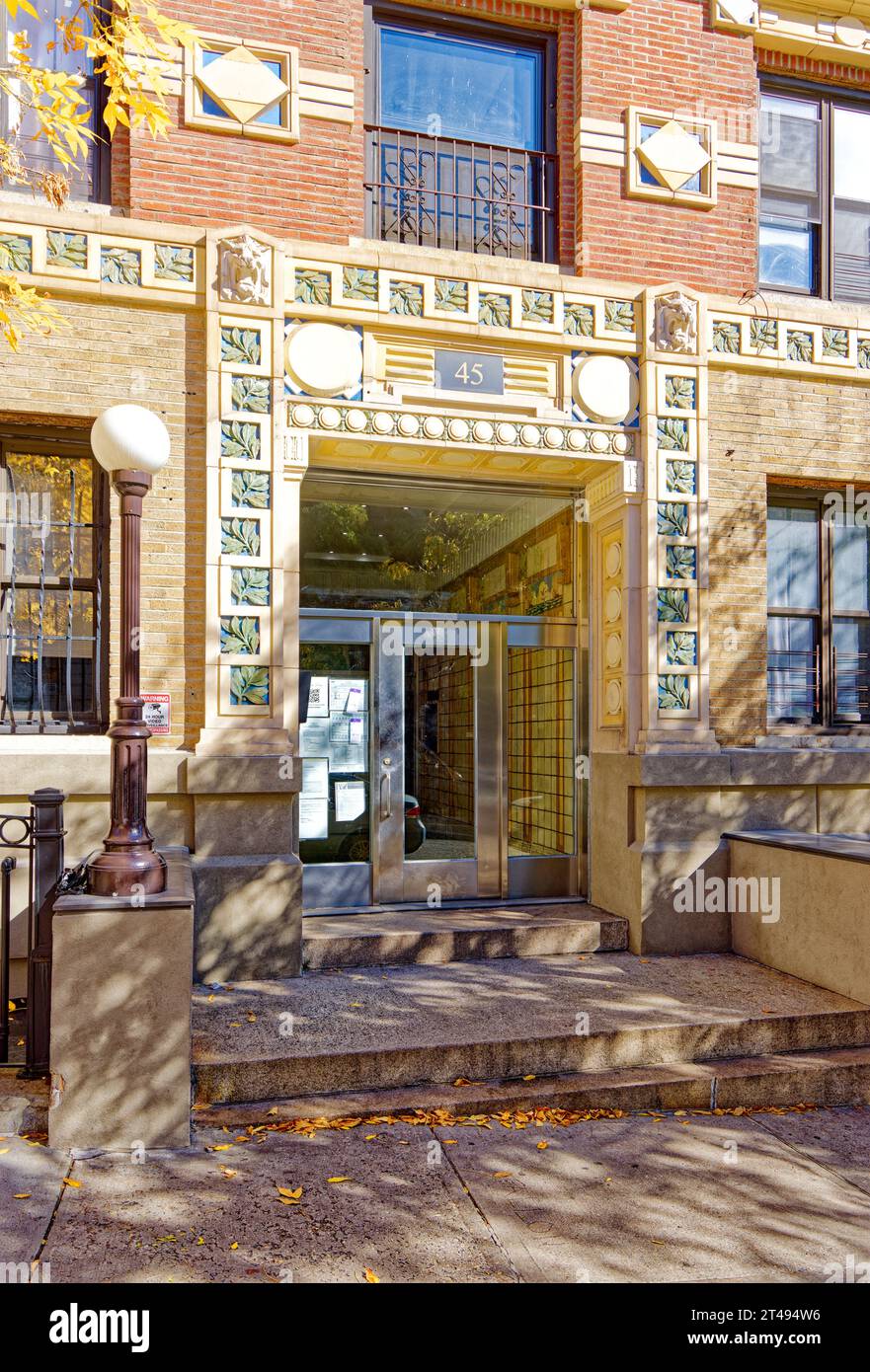 Emery Roth designed 45 Tiemann Place, built in 1909; the building was ...