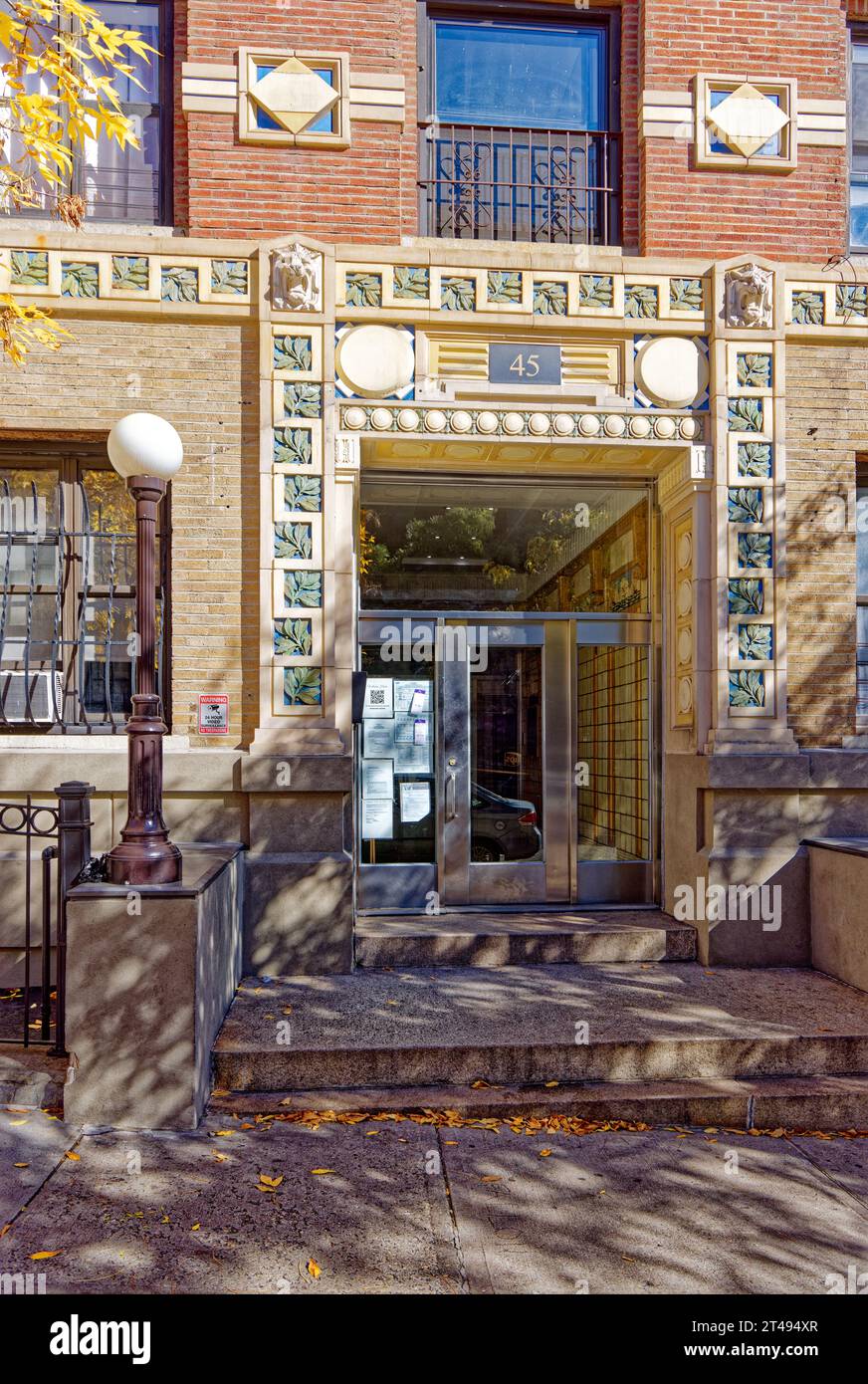Emery Roth designed 45 Tiemann Place, built in 1909; the building was ...