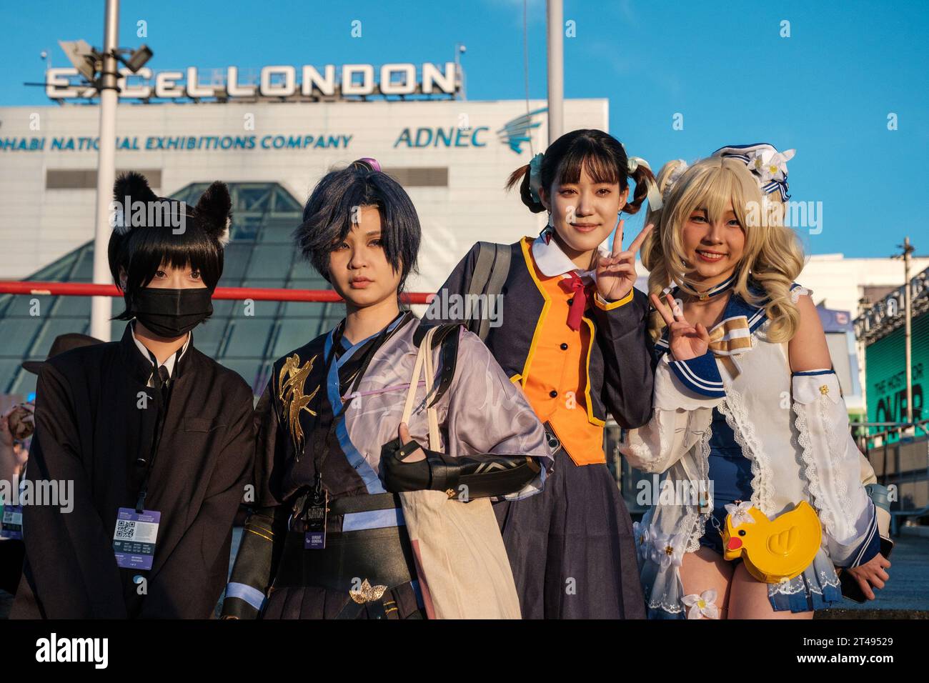 London, UK. 29th Oct, 2023. Comic book, anime, and video games fans ...