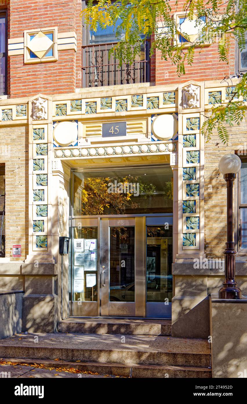 Emery Roth designed 45 Tiemann Place, built in 1909; the building was ...