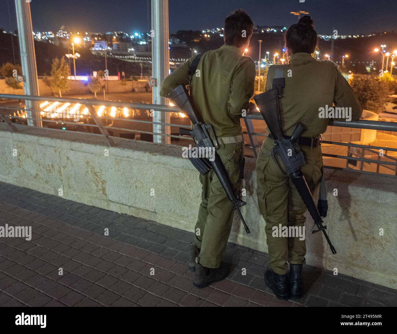 Israel hamas candles light beam hostage release vigil hi-res stock ...