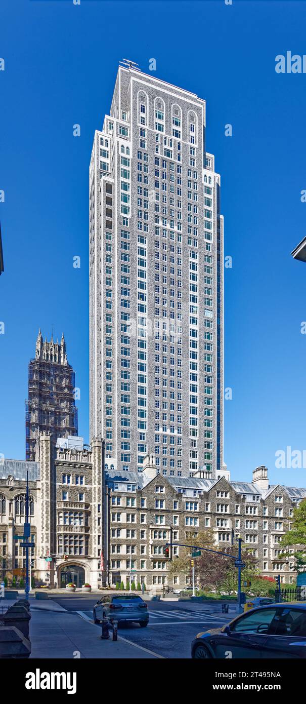 Robert A.M. Stern Architects designed Claremont Hall to rise 41 floors ...