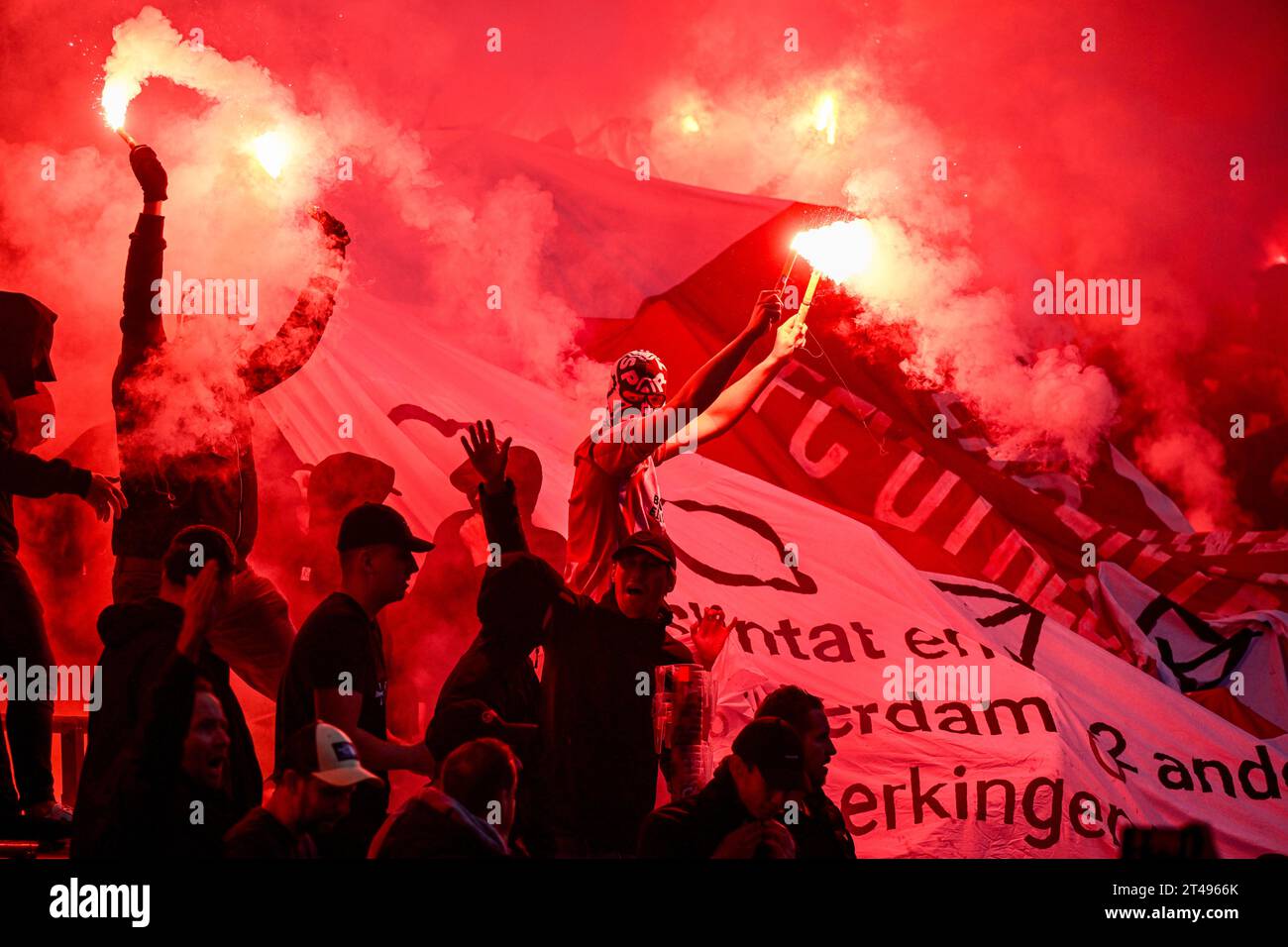 EINDHOVEN - PSV fans during the Dutch Eredivisie match between PSV ...