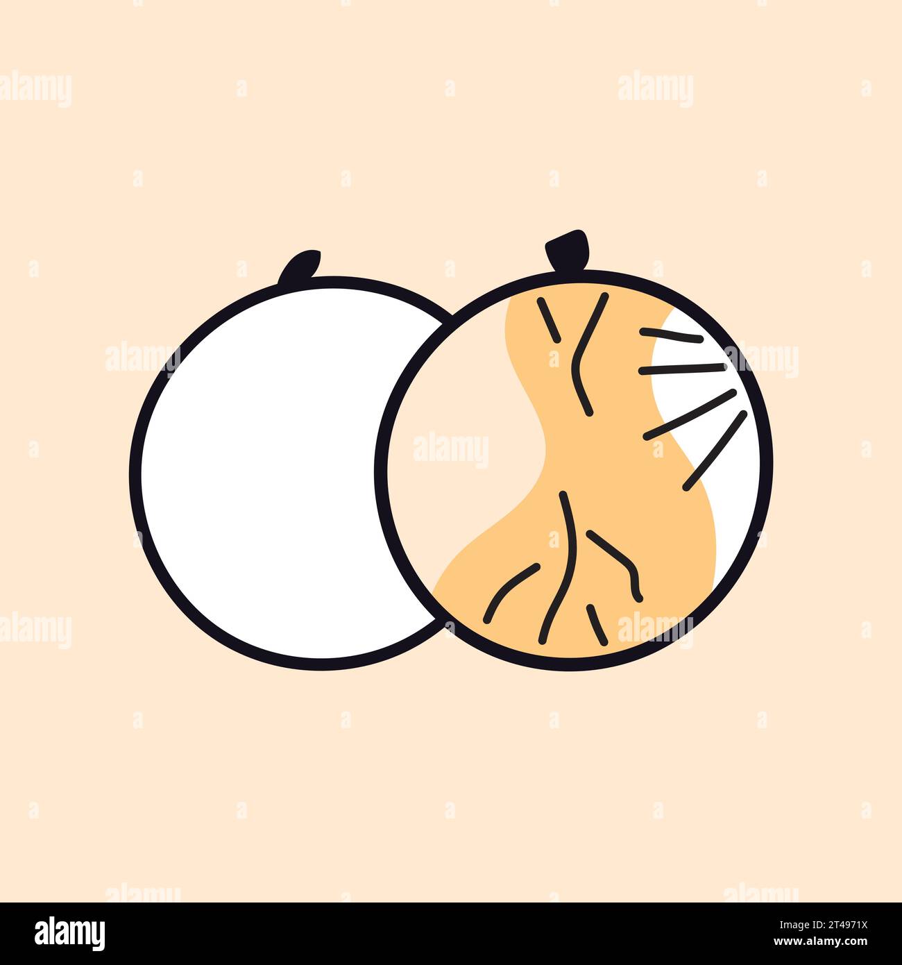 Reflector color icon. Reflective Surface Device. Vector isolated ...