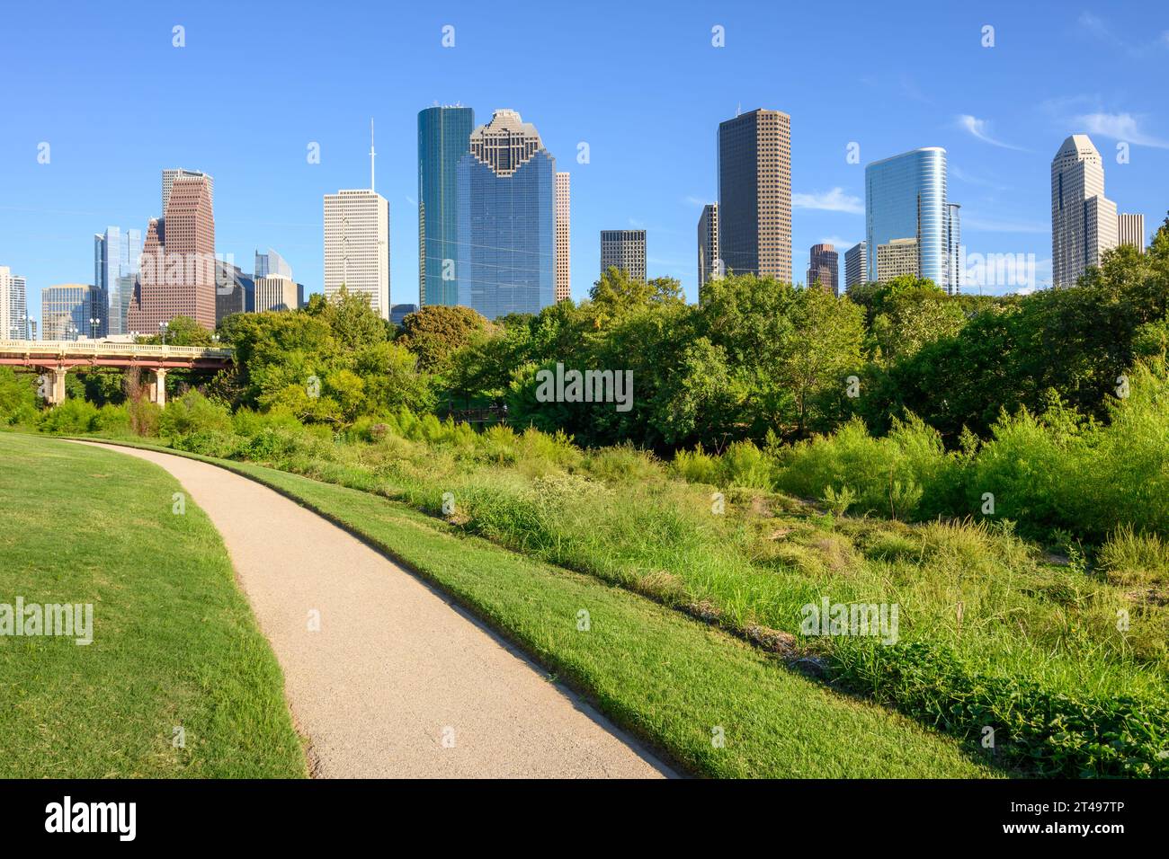 Houston skyline autumn hi-res stock photography and images - Alamy