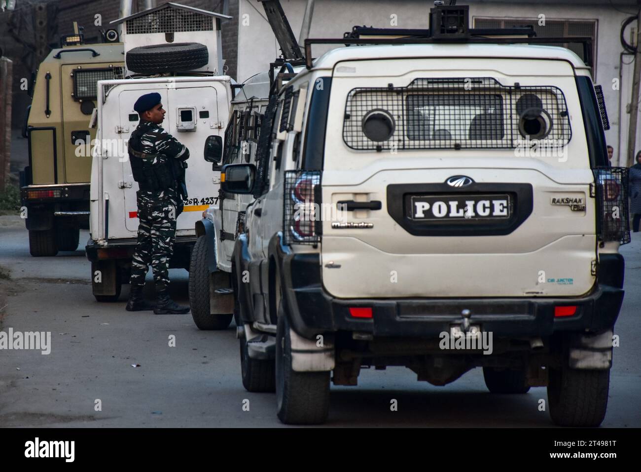 Indian police at crime site hi-res stock photography and images - Alamy