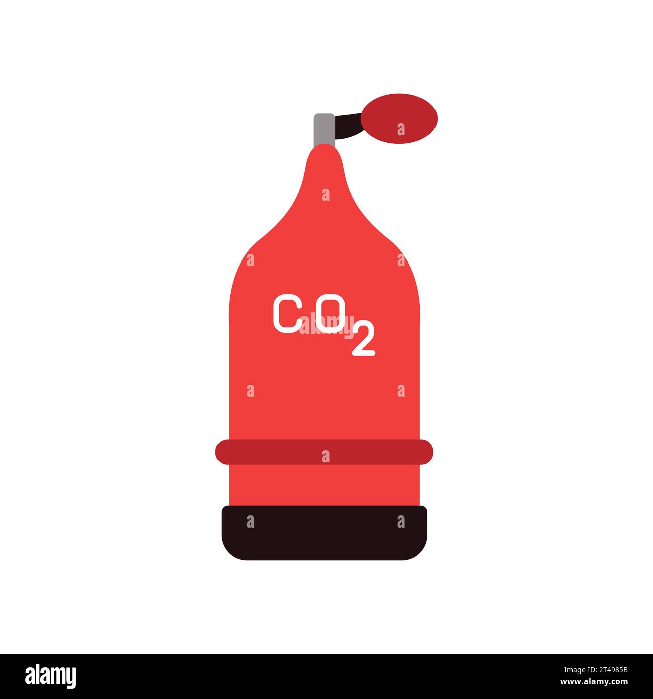 Fire extinguisher color icon. Portable fire-fighting equipment. Vector ...