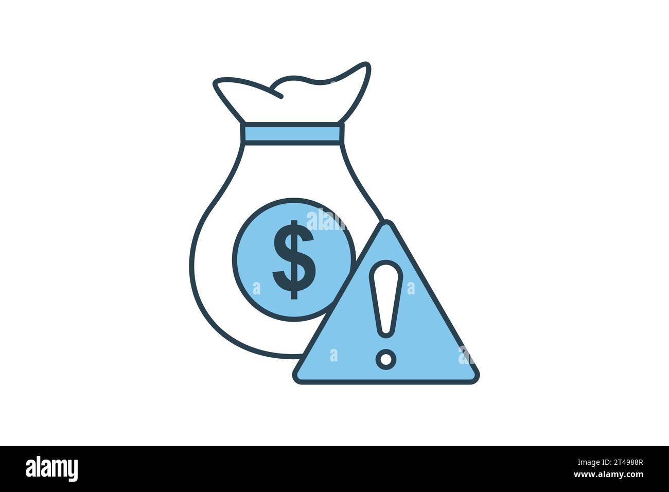 investment risk icon. icon related to investments and financial ...