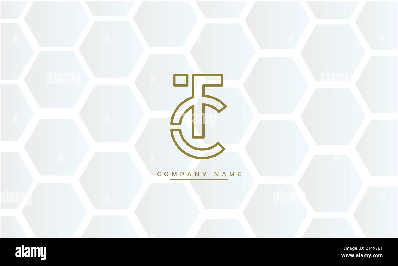 CT, TC Abstract Letters Logo Monogram Stock Vector Image & Art - Alamy
