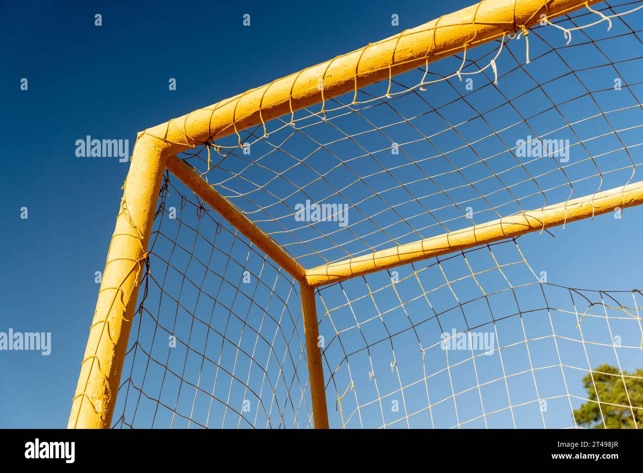 Soccer goal net with no background hi-res stock photography and images ...