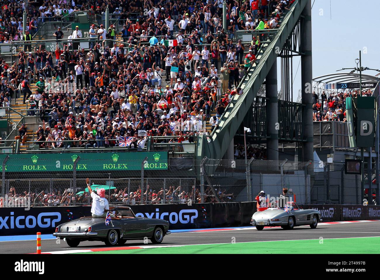 Mexico City, Mexico. 29th Oct, 2023. George Russell (GBR) Mercedes AMG ...