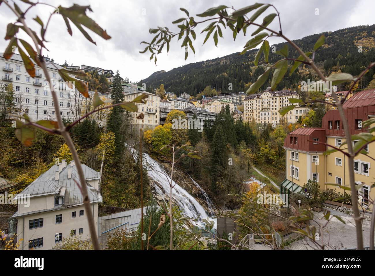 Bad Gastein Oktober 2023 29102023 - Blick auf die historische Stadt von ...