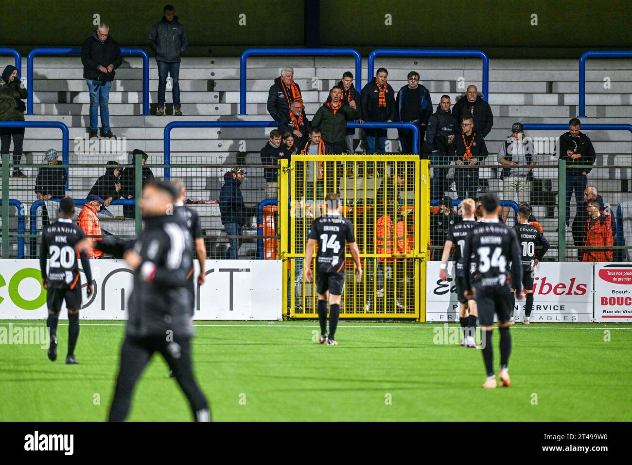 Supporters Deinze pictured after a soccer game between SL16 FC and KMSK ... Supporters Deinze pictured after a soccer game between SL16 FC and KMSK ...