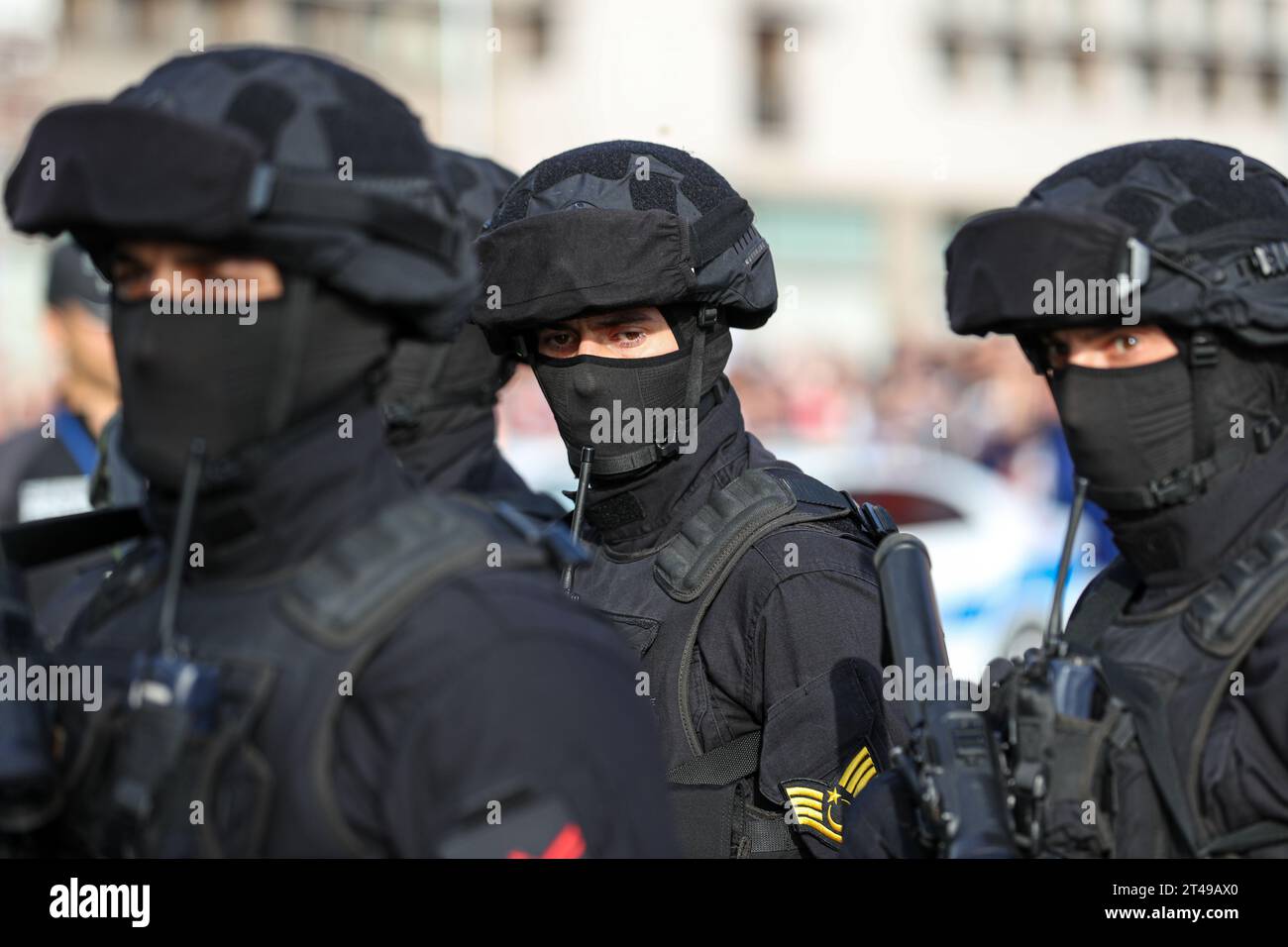 Ankara, Turkey. 29th Oct, 2023. Gendermarine special operations units ...