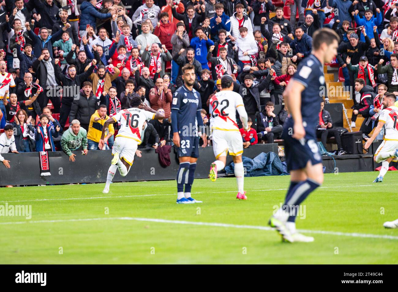 Madrid, Madrid, Spain. 29th Oct, 2023. Abdul Mumin (Rayo Vallecano ...